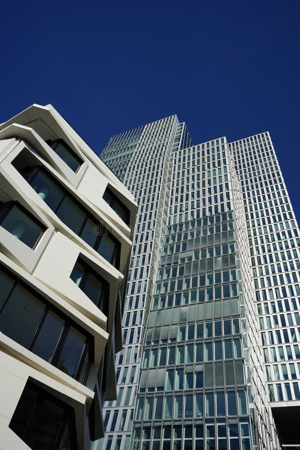 Contemporary Structure Featuring a Glass Facade and Sides, Illuminated ...