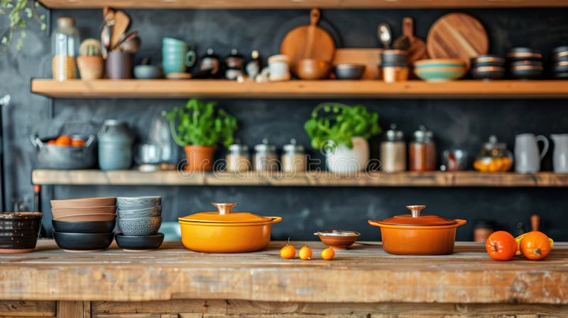 Contemporary Studio Kitchen with Open Plan Layout and Sleek Appliances ...