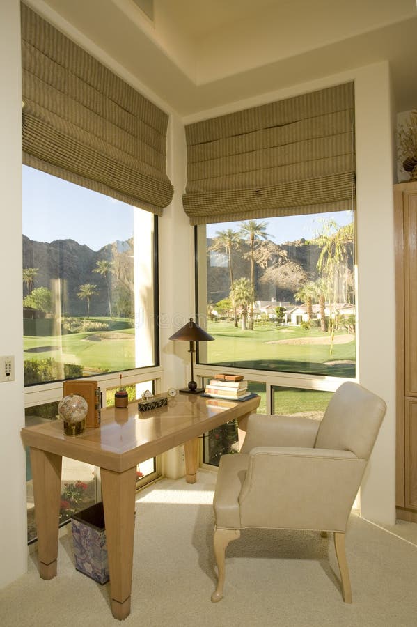 Contemporary Study Room stock photo. Image of window - 33906672