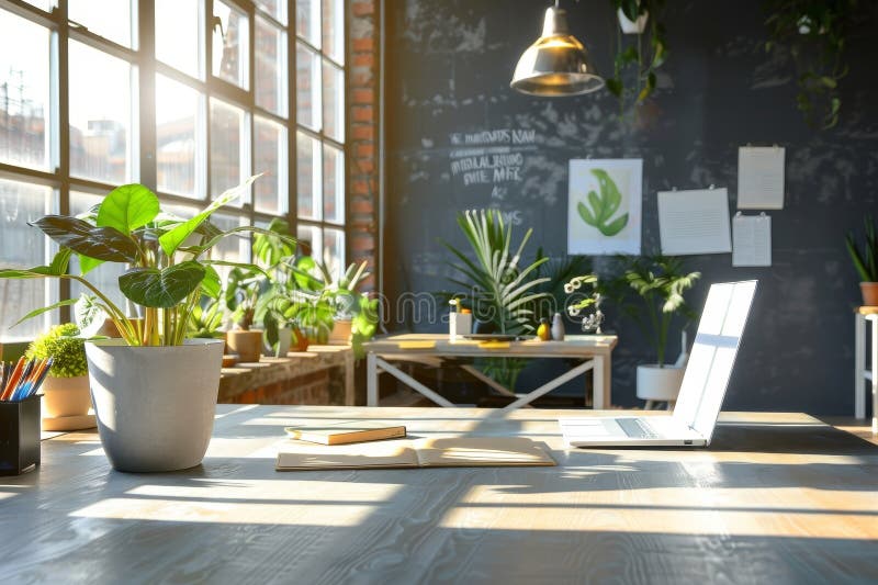 Contemporary Stylish Office Interiors Featuring Modern Bright ...