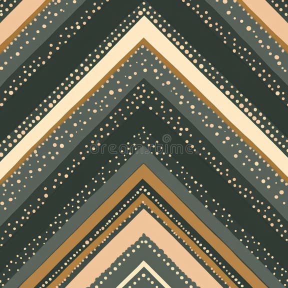 A Contemporary Take on Easter Eggs Featuring a Vibrant Chevron Design ...