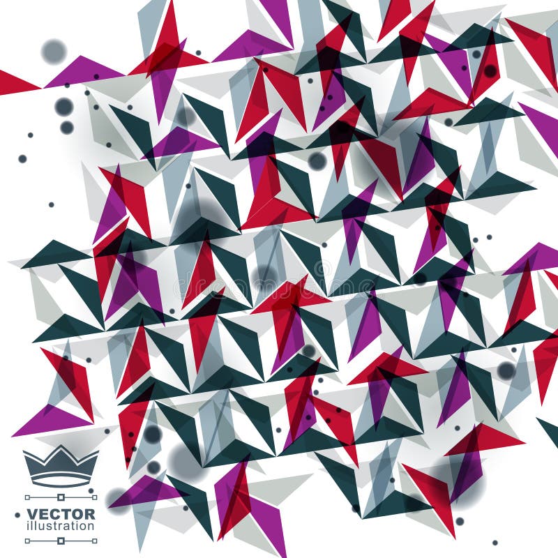 Contemporary Tech Stylish Construction, Abstract Dimensional Background ...