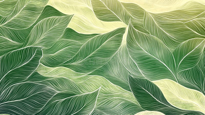 Contemporary Thai Pattern Combining Natural Elements Like Leaves Stock ...