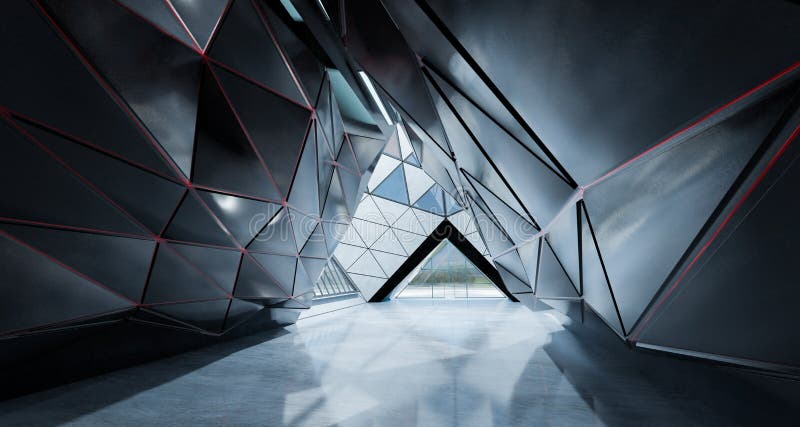 Contemporary Triangle Shape Design Modern Architecture Building ...