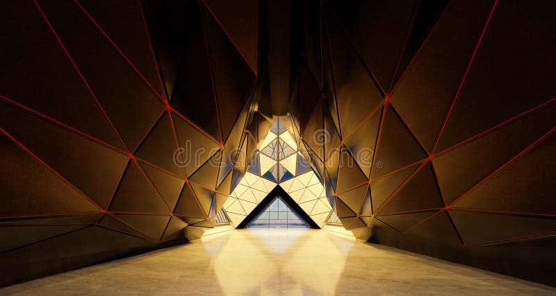 Contemporary Triangle Shape Design Modern Architecture Building ...