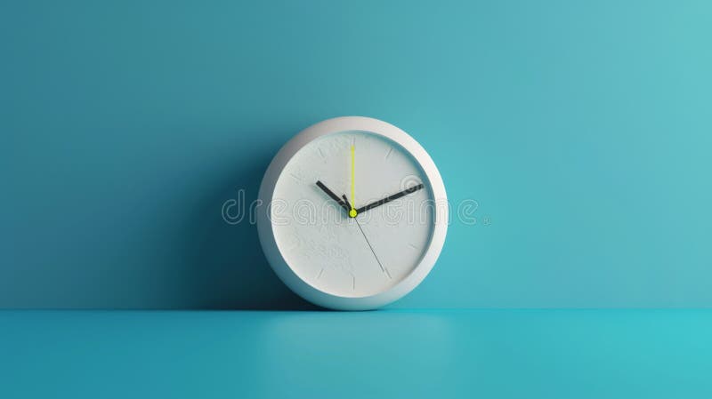 The Contemporary Wall Clock. AI Generated Stock Image - Image of ...