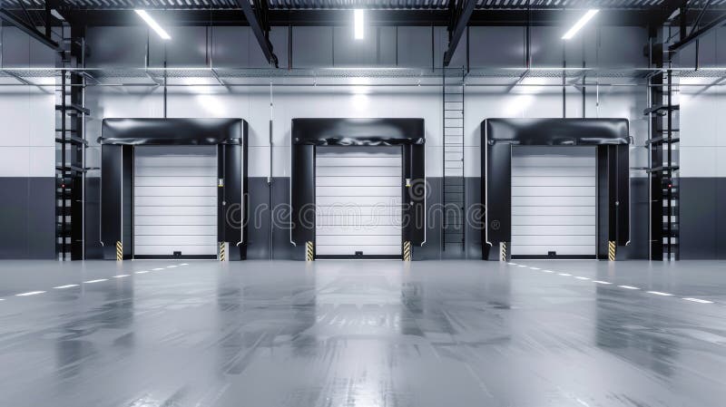 This Contemporary Warehouse Space Showcases a Clean Design, Emphasizing ...