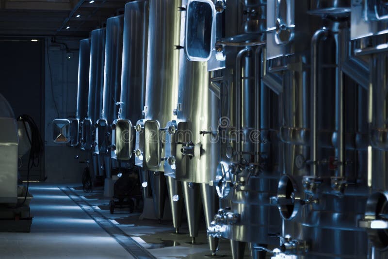 Contemporary Winery Factory Stock Photo - Image of modern, production ...