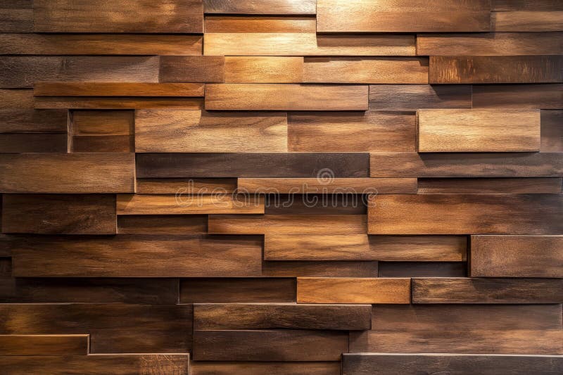 A Contemporary Wooden Slat Wall Background with Evenly Spaced ...