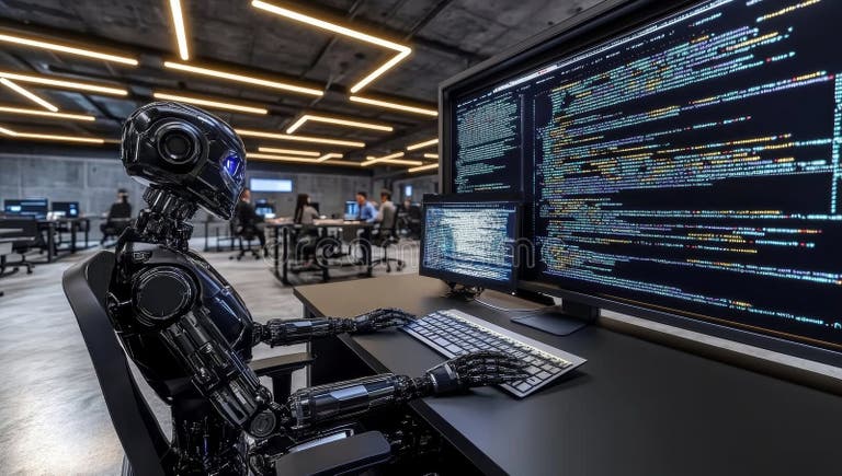 Contemporary Workplaces and Data Centers Feature Artificial Intelligence-powered Robots ...