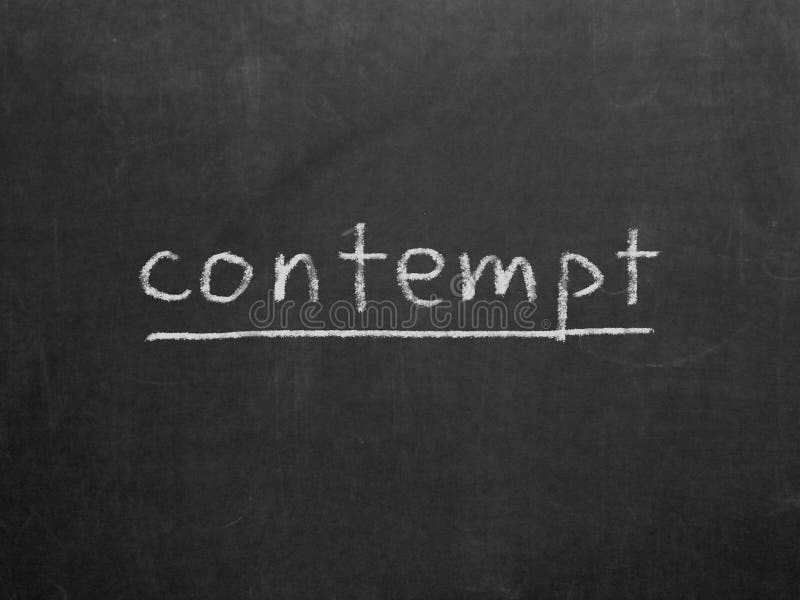 Contempt stock illustration. Illustration of colorful - 69969046