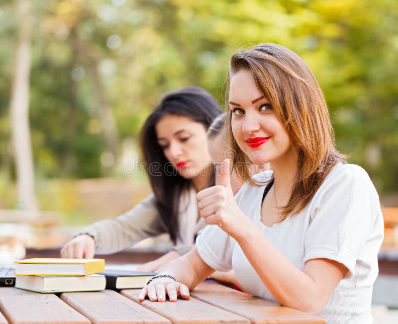 Contended woman stock photo. Image of girlfriends, enjoying - 34428182