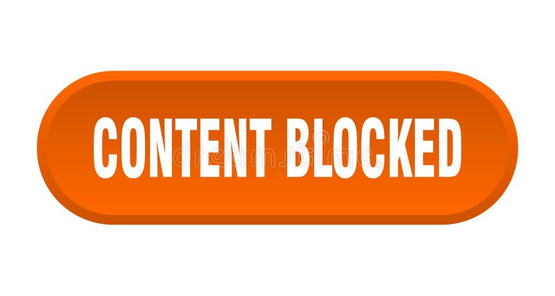 Blocked Button. Blocked Sign. Key. Push Button Stock Vector ...