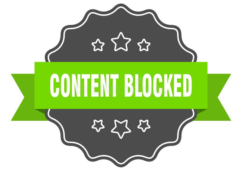 Content Blocked Stock Illustrations – 684 Content Blocked Stock ...