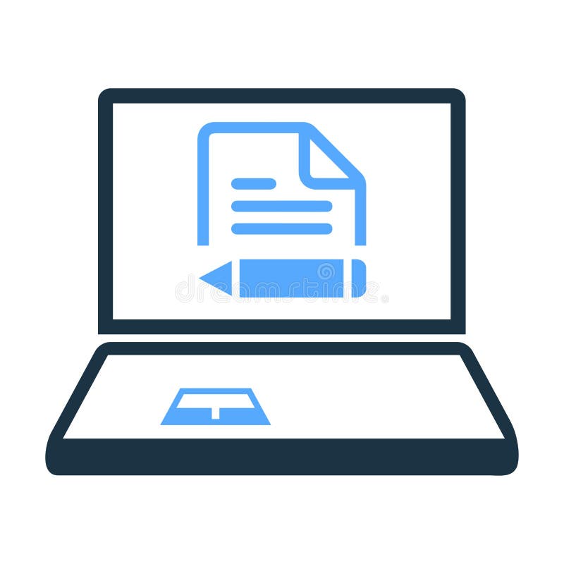 Content, Copy Writing, Online, Writing Icon. Editable Vector Graphics ...