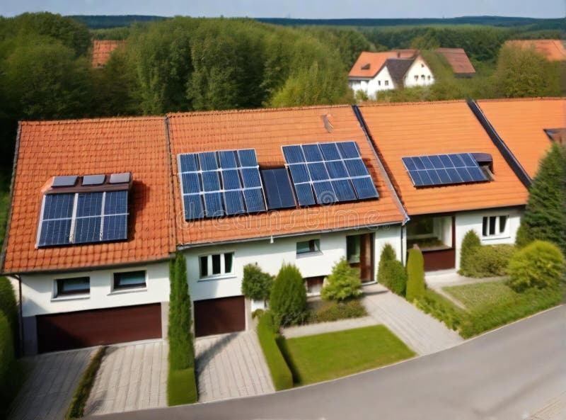 Suburban Middle Class House in Germany with Perfectly Aligned Solar ...
