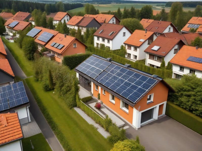 Suburban Middle Class House in Germany with Perfectly Aligned Solar ...