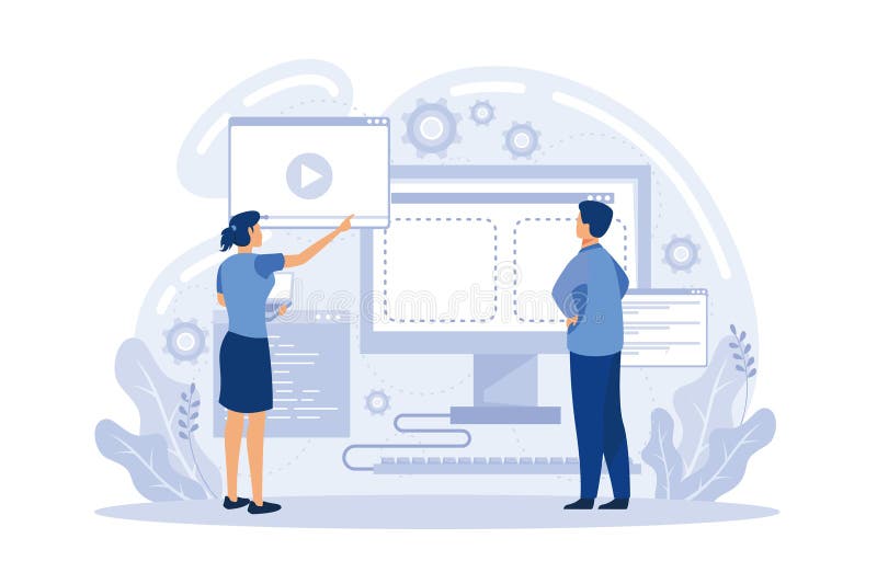 Content Creating, Articles, Text Writing and Editing Remote Job. Inbound Marketing Stock Vector ...