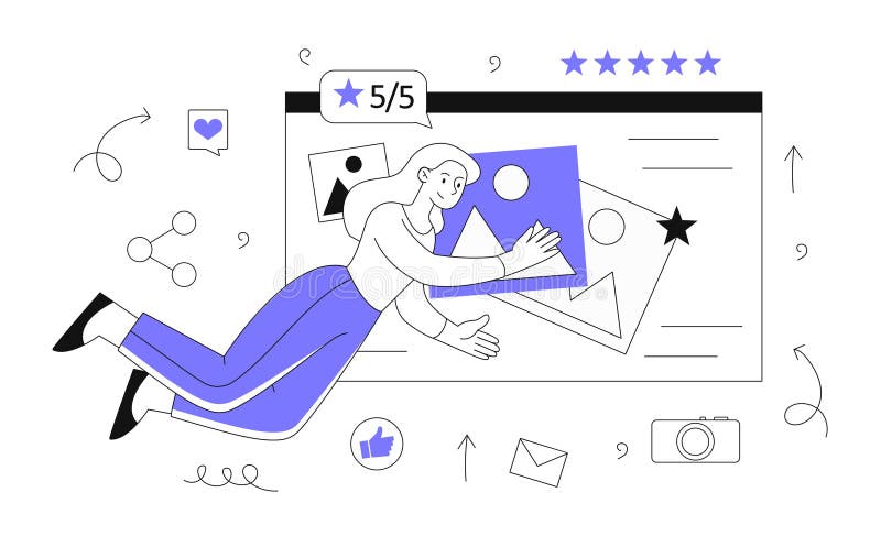 Content Creator Logo Design with Editable Slogan. Branding Book and ...