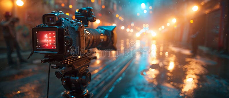 Content Creator Filming for an Online Audience Stock Image - Image of ...
