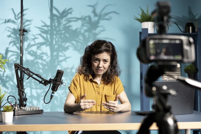 Content Creator Shooting Apology Video for Disappointed Subscribers ...