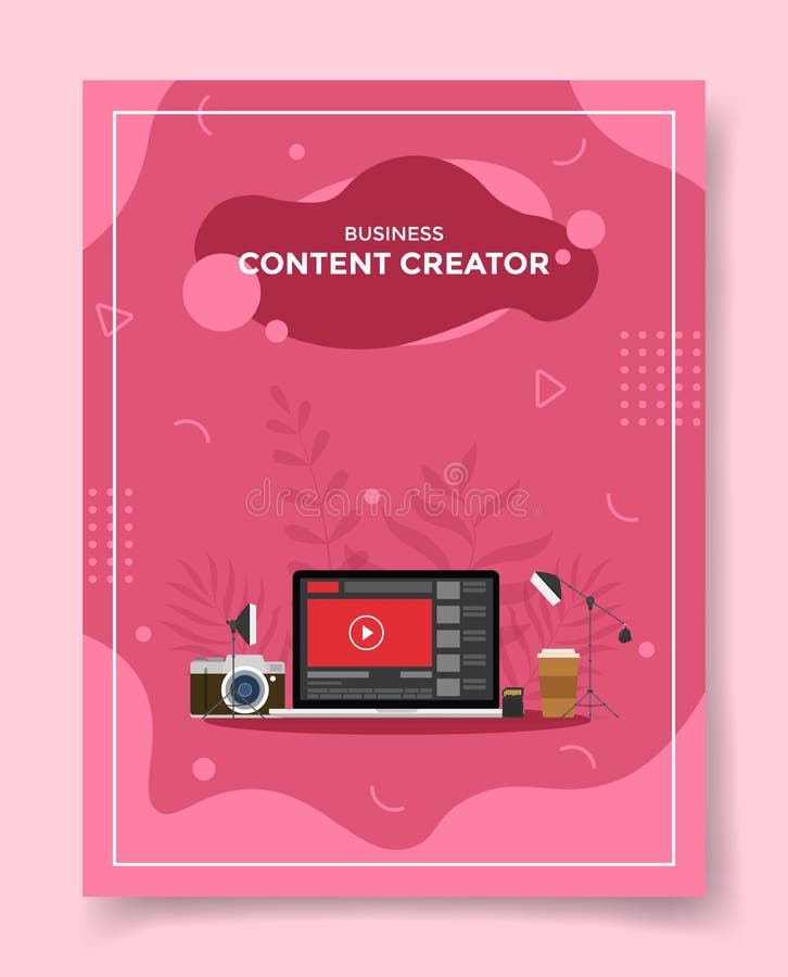 Content Creator for Template of Banners, Flyer, Books, and Magazine ...