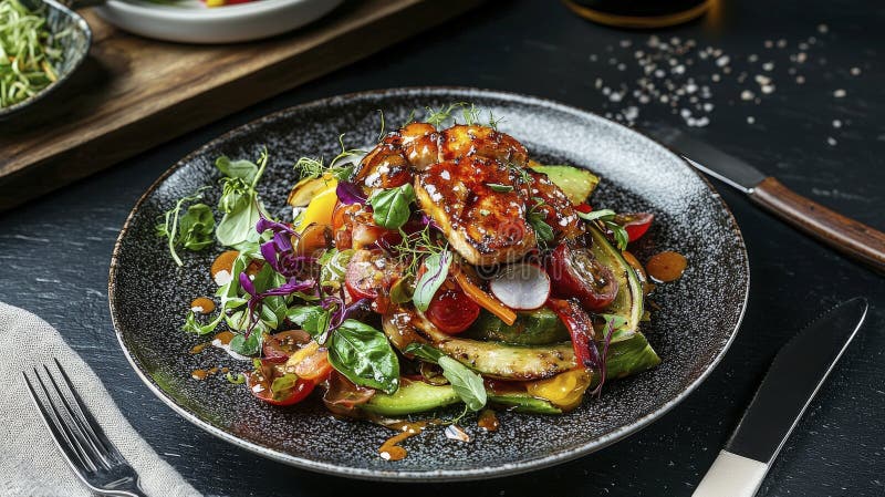 Content Creator Testing Lighting Angles for Food Photography Restaurant ...