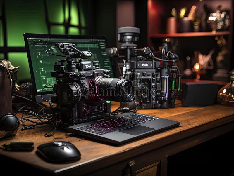 Livestream Equipment Stock Illustrations – 156 Livestream Equipment ...