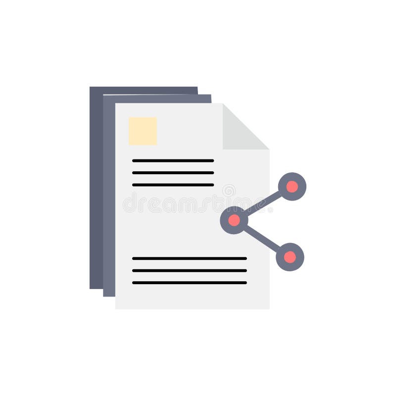 Files Sharing Icon. Gray Vector Graphics Stock Illustration ...