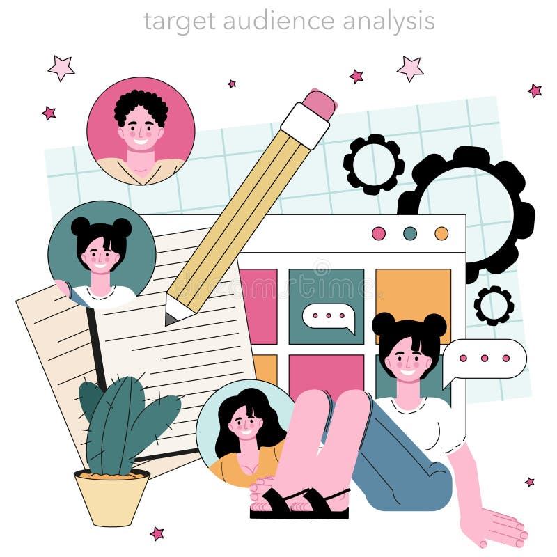 Content Filling Concept. Target Audience Analysis and Making Responsive ...