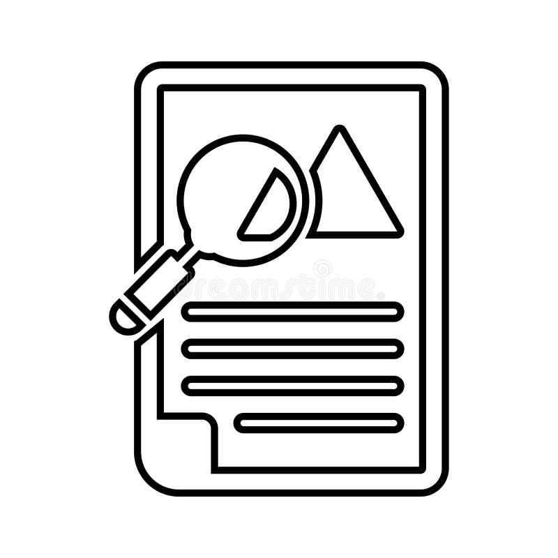 Content, Find, Gallery Line Icon. Outline Vector Stock Vector ...