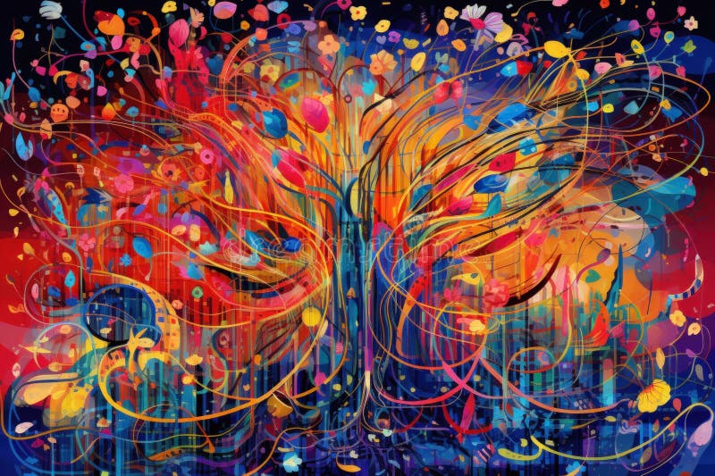 Content Generation & AI - Generative AI Stock Illustration ...