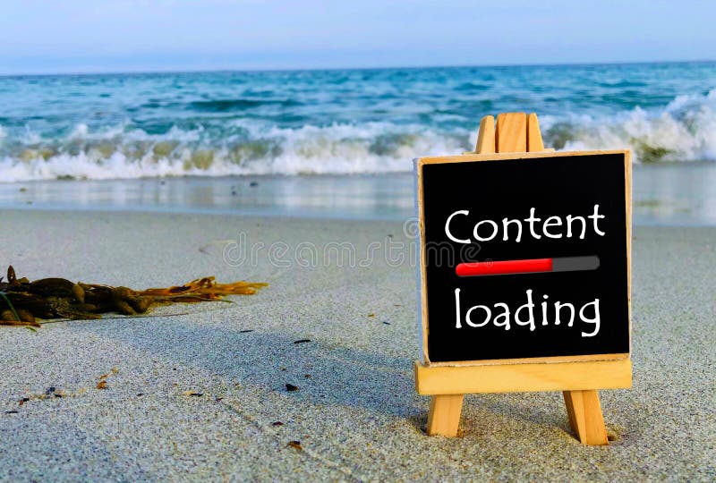 Content Loading Bar Concept Stock Photo - Image of business, blog: 93552432