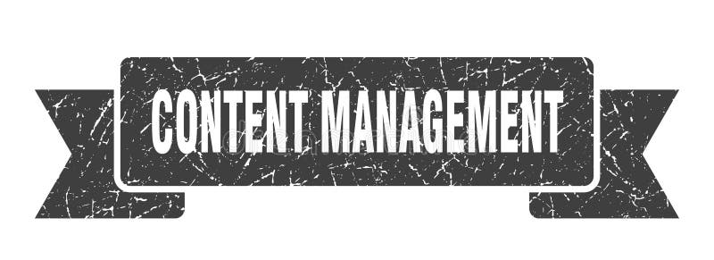 Content management ribbon. stock vector. Illustration of template ...