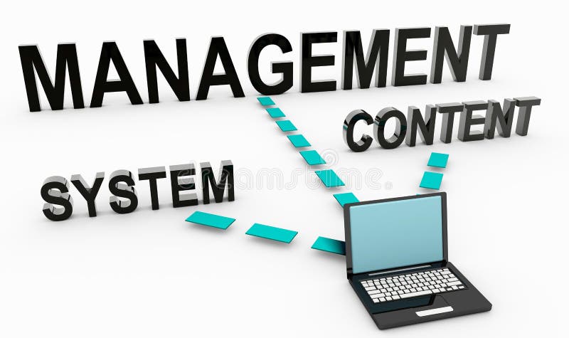 Cms Content Management System Stock Illustration - Illustration of ...
