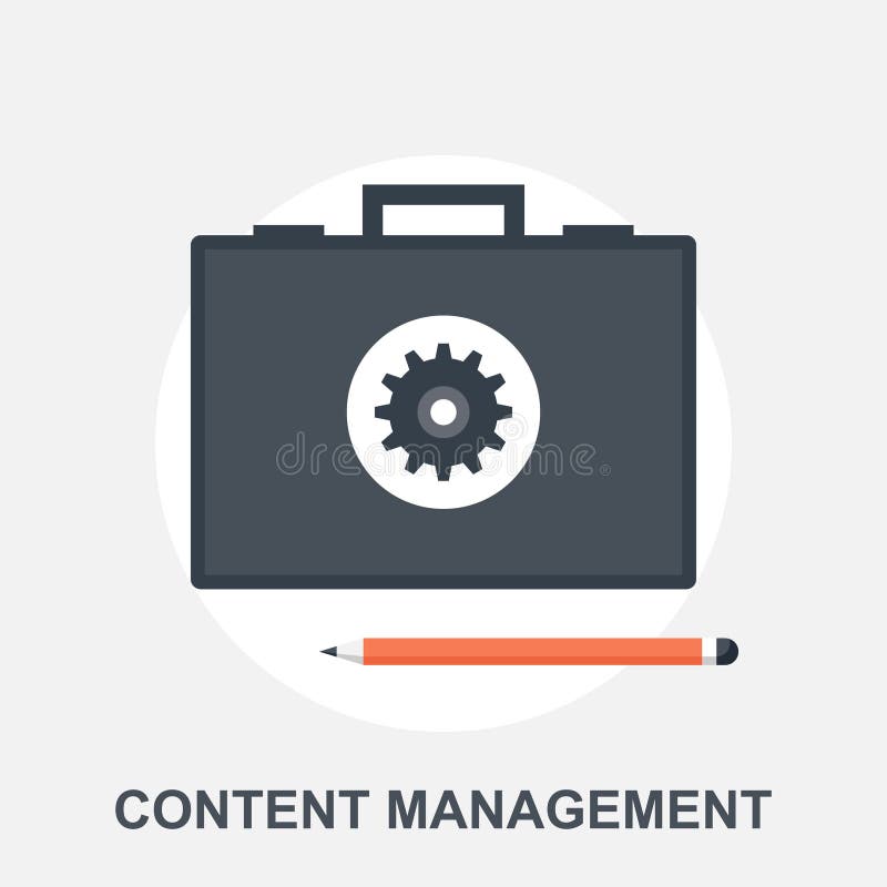 Content Management Vector Illustration Concept Stock Vector ...