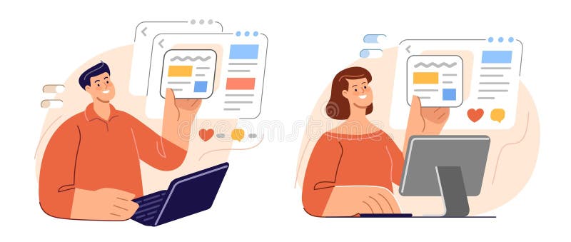 Content Manager Writing and Posting Articles and Blog Posts. Blogging ...