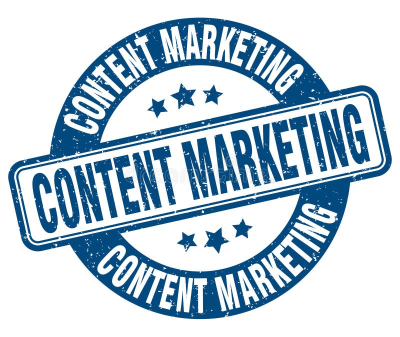 Content Marketing Stamp. Content Marketing Label. Round Grunge Sign ...
