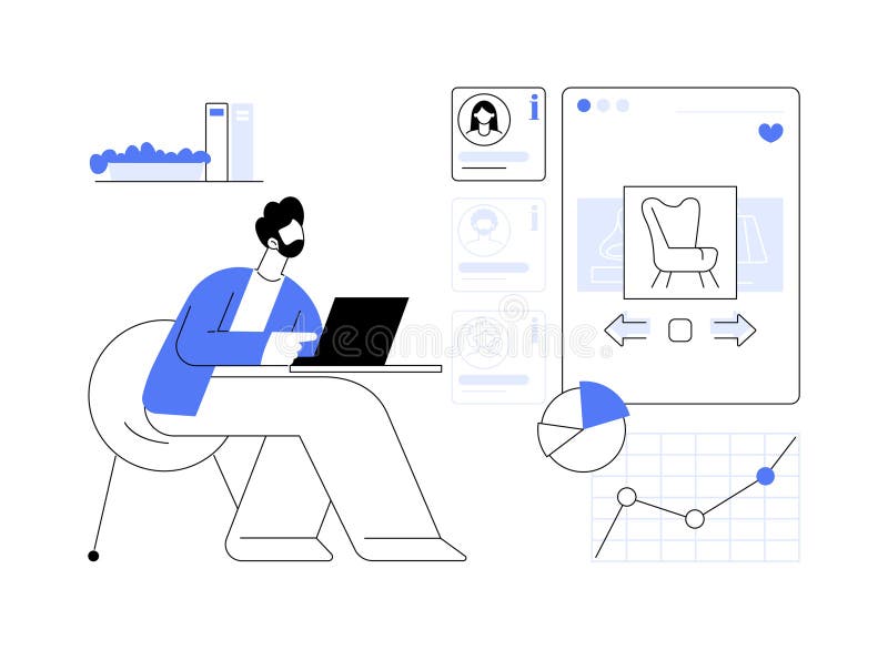 Content Recommendations Abstract Concept Vector Illustration. Stock ...