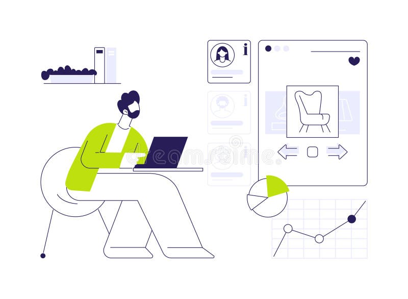 Content Recommendations Abstract Concept Vector Illustration. Stock ...