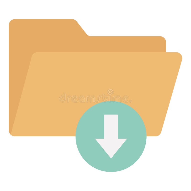 Content Saving Flat Vector Icon Which Can Easily Modify or Edit Stock ...