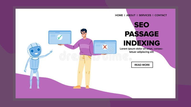 Content Seo Passage Indexing Vector Stock Vector - Illustration of ...