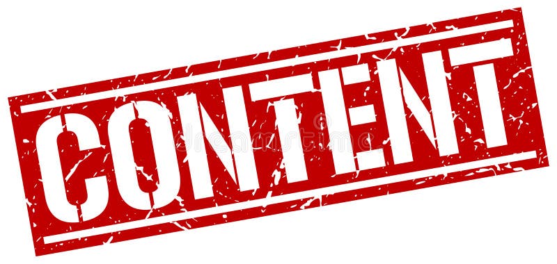 Content stamp stock vector. Illustration of vintage - 120852372