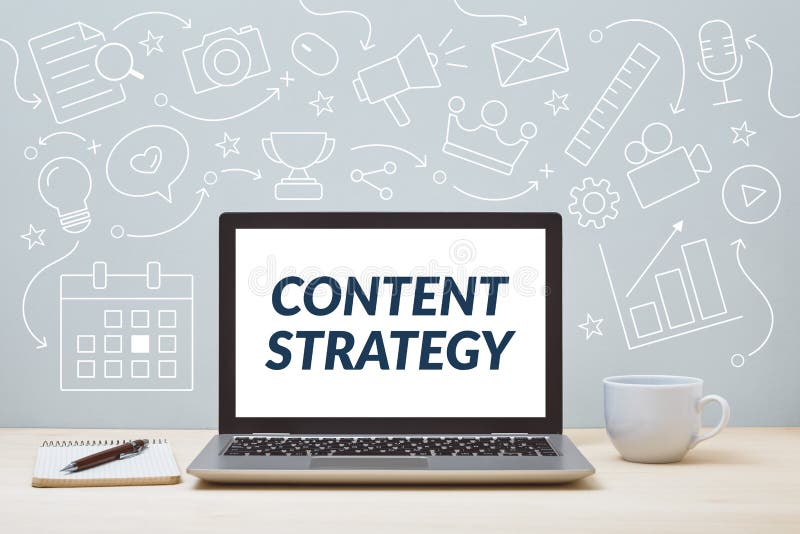 Content strategy concept stock image. Image of finance - 210198987