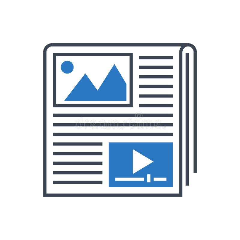 Content Vector Glyph Icon stock vector. Illustration of website - 189019502