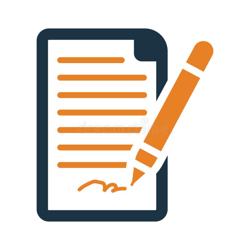 Content, Writing, Article, Blog, Write Icon. Simple Vector Design Stock ...