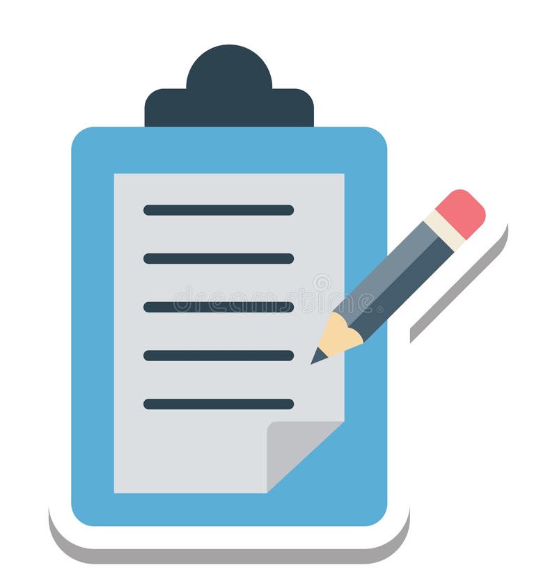 Content Writing, Creative Writing Isolated Vector Icon Stock Vector ...