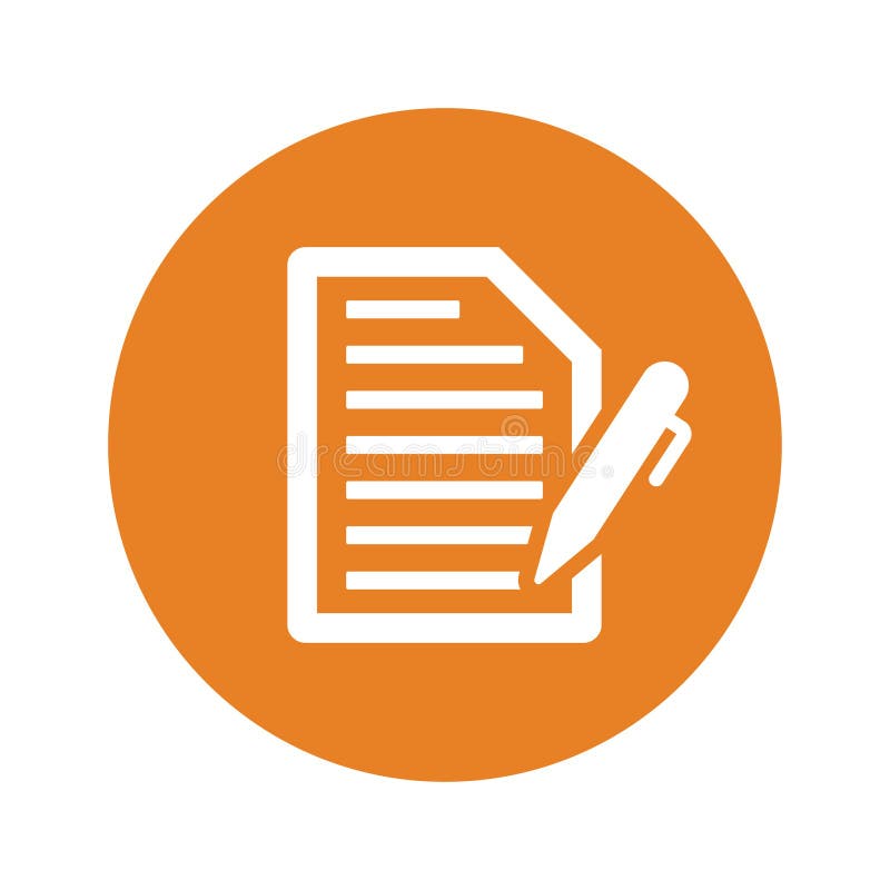 Content Writing icon stock illustration. Illustration of office - 273345731