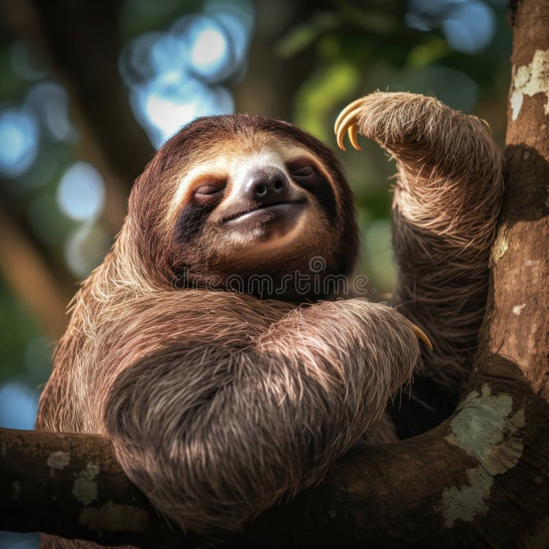 Restful Sloth Stock Illustrations – 10 Restful Sloth Stock ...