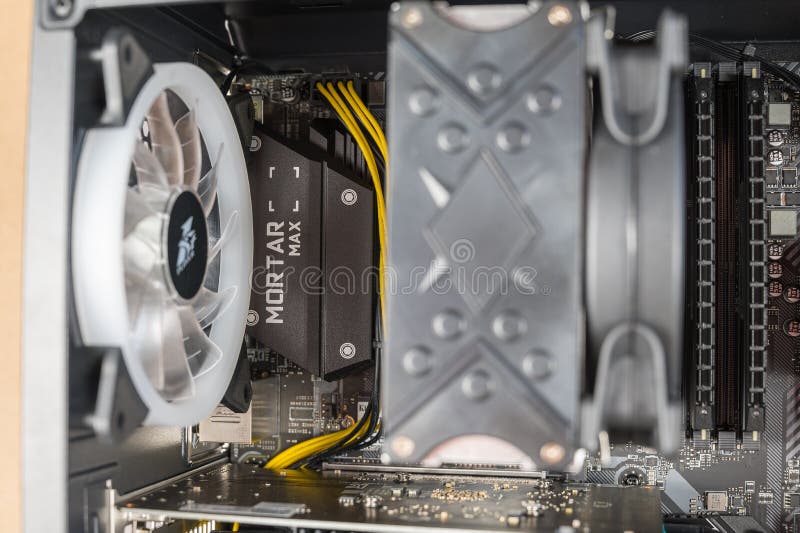 The Contents of a Desktop Computer. the System Unit of a Modern ...